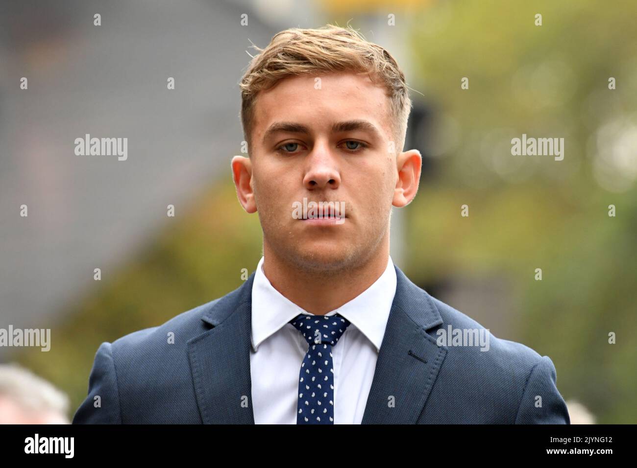 Rugby League player Callan Sinclair at the Downing Centre District ...