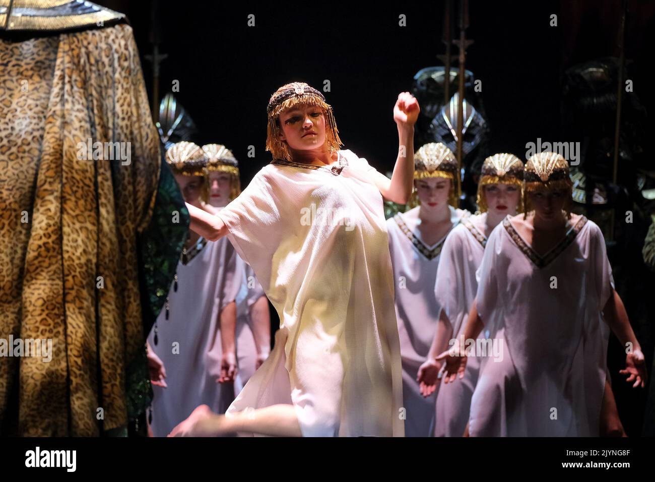 Cast of Opera Australia perform during a media call for Opera Australia ...