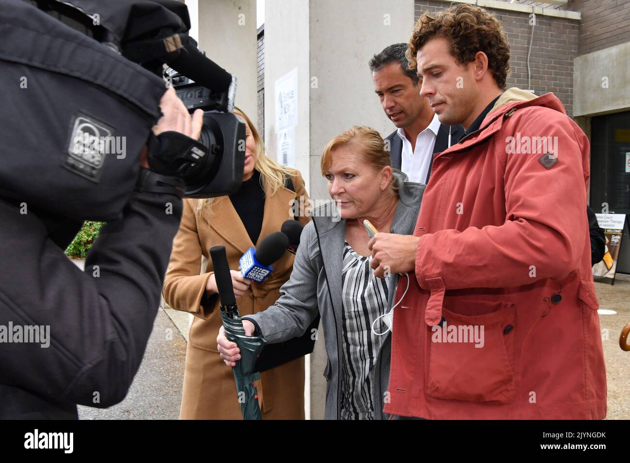 Dale Palmer leaves the Sutherland Local Court in Sydney, Wednesday, May ...