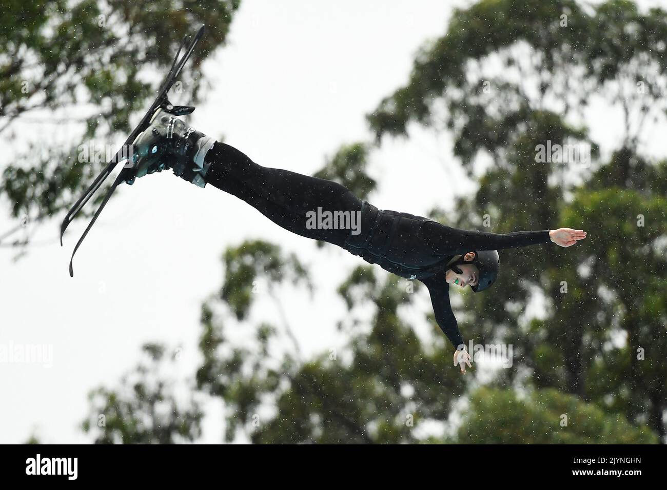 Skiers are seen in action during the opening of The Geoff Henke Olympic ...