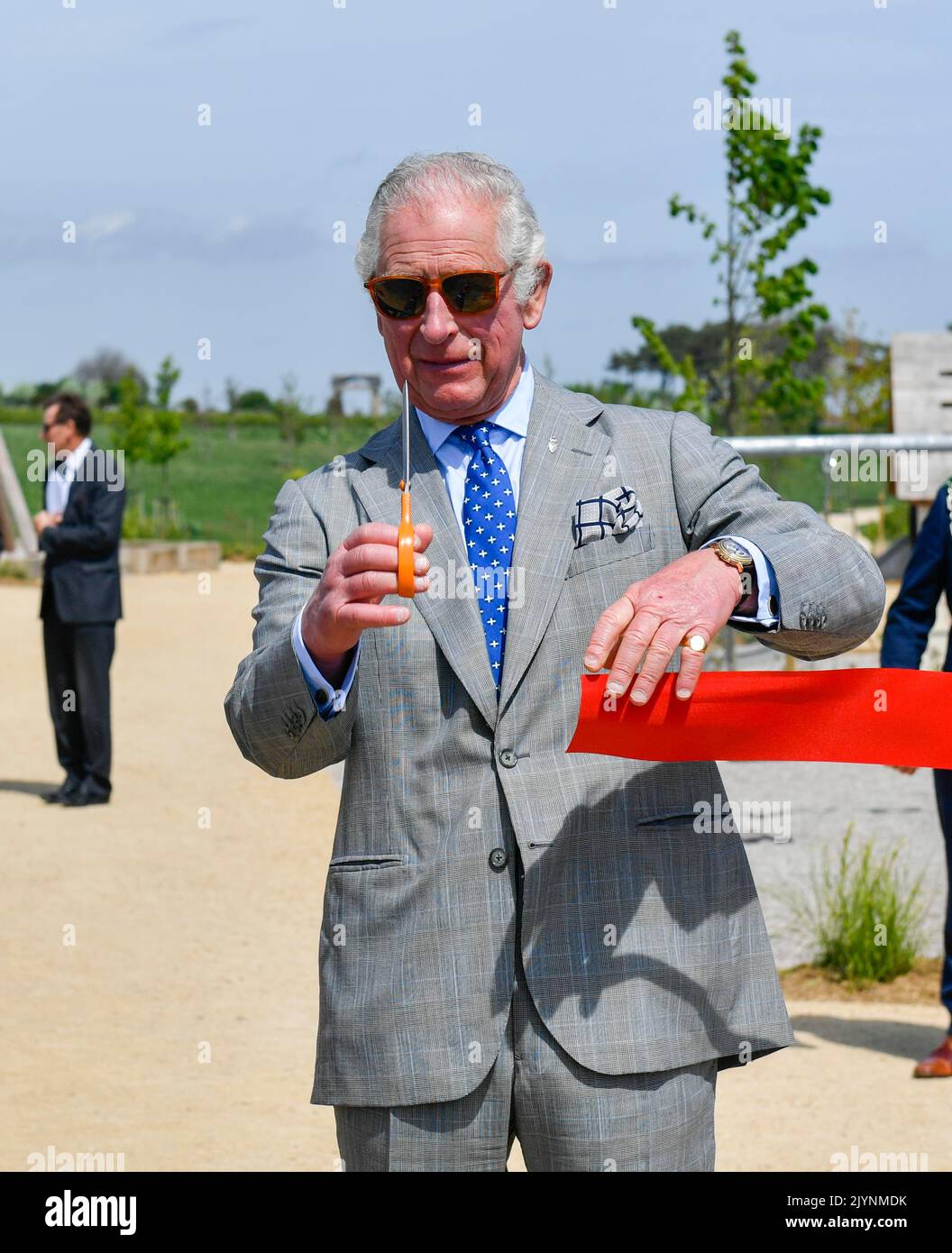 Hrh prince charles poundbury britain hi-res stock photography and ...