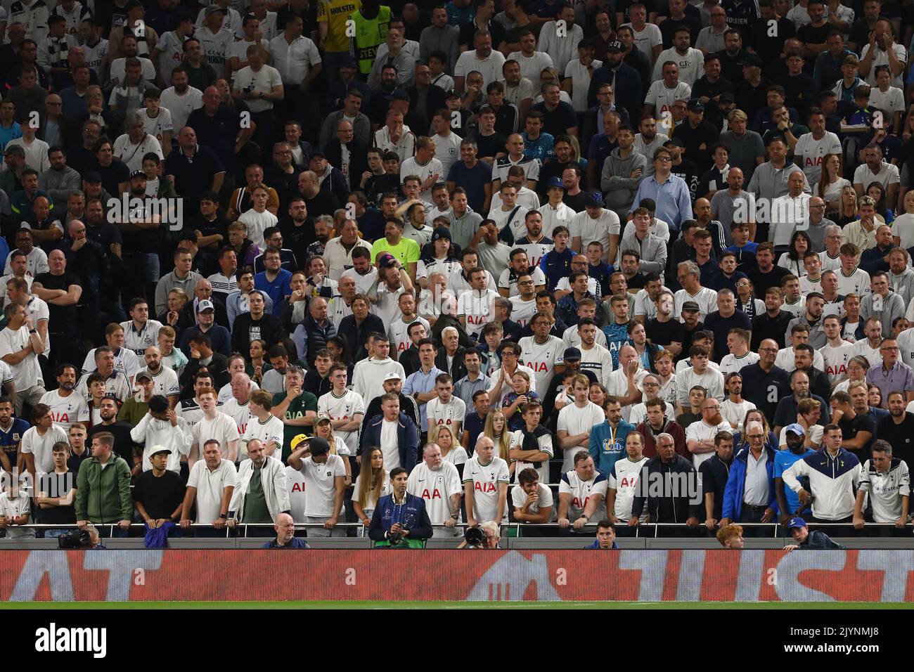 Tottenham hotspur fans hi-res stock photography and images - Alamy