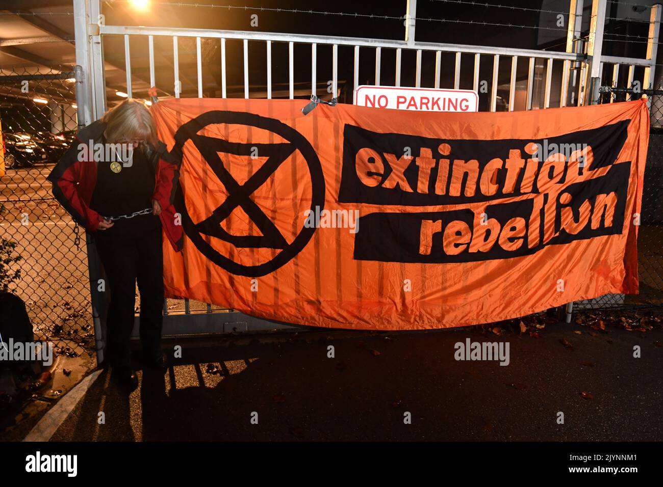 Extinction Rebellion blockade the entrances to the Comcar depot in ...