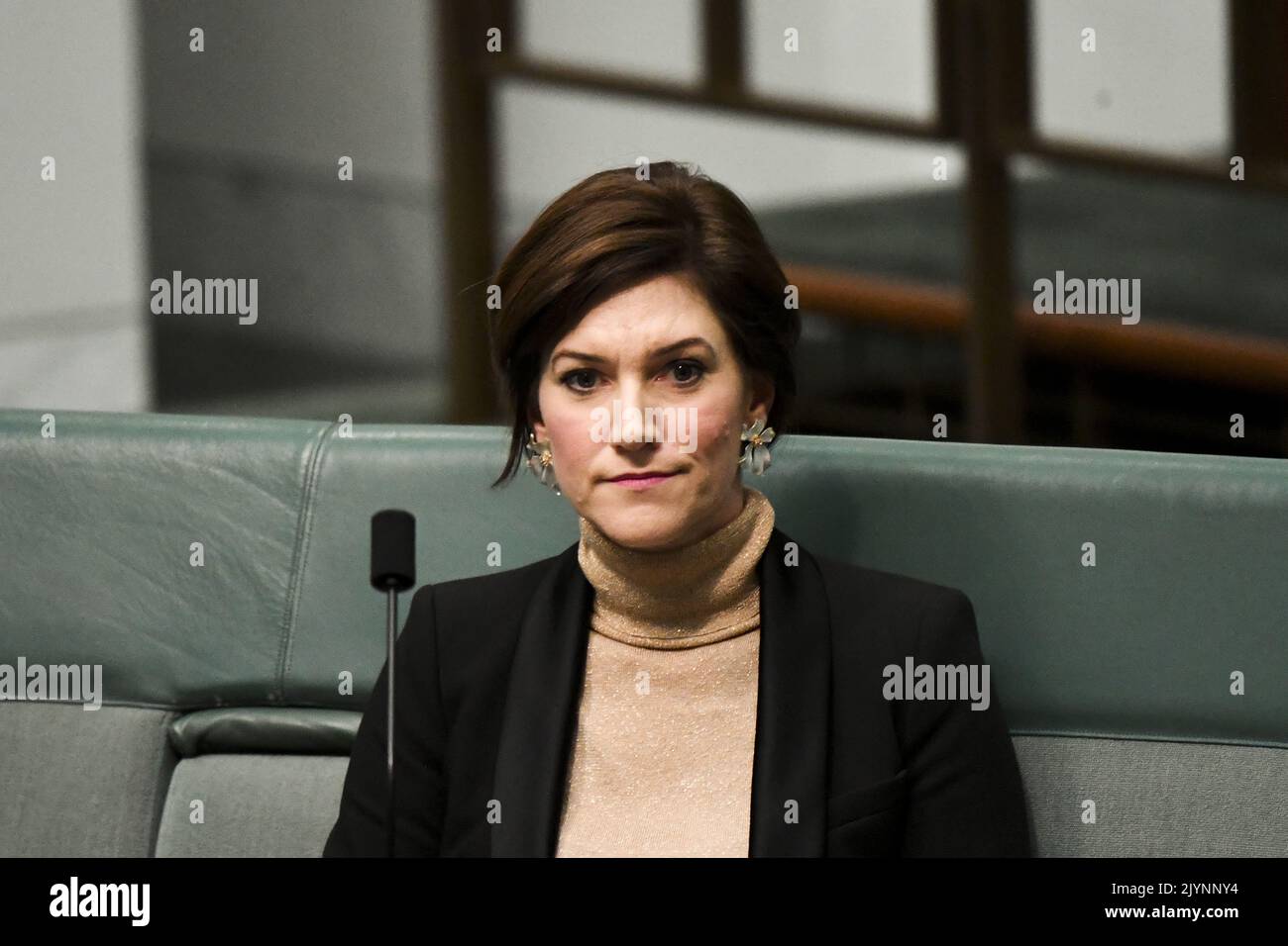 Liberal MP Nicolle Flint reacts during House of Representatives ...