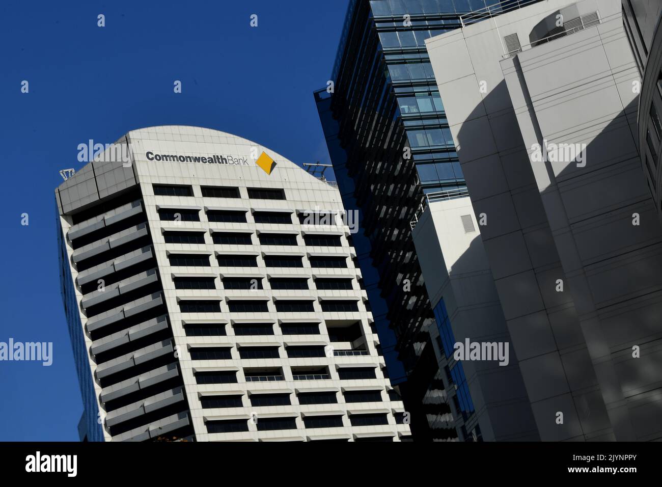 Signage at a Commonwealth Bank of Australia branch in Sydney, Wednesday ...