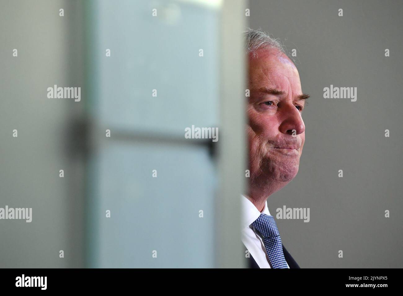 Minister for Aged Care Services Richard Colbeck at a press conference ...