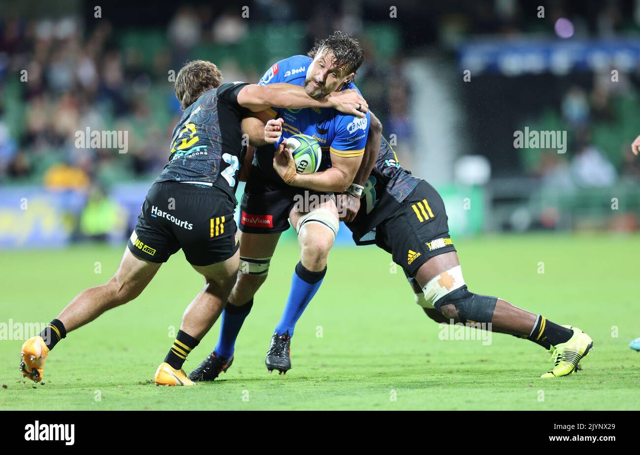 Jeremy Thrush of the Force during the Round 1 Trans-Tasman Super Rugby ...