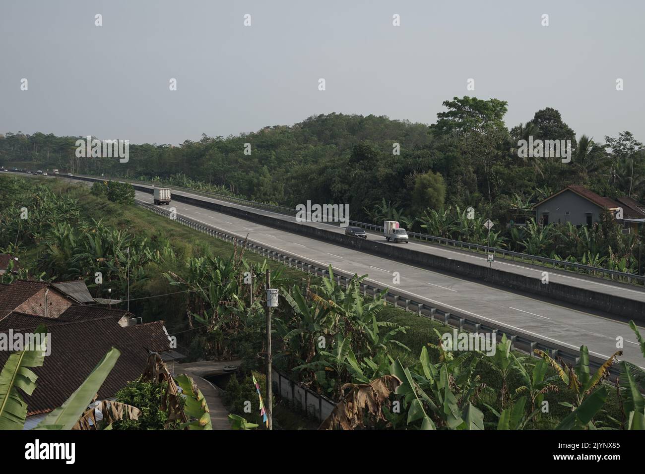 Cars passing Semarang-Solo toll road in Central Java, Indonesia Stock ... Cars passing Semarang-Solo toll road in Central Java, Indonesia Stock ...