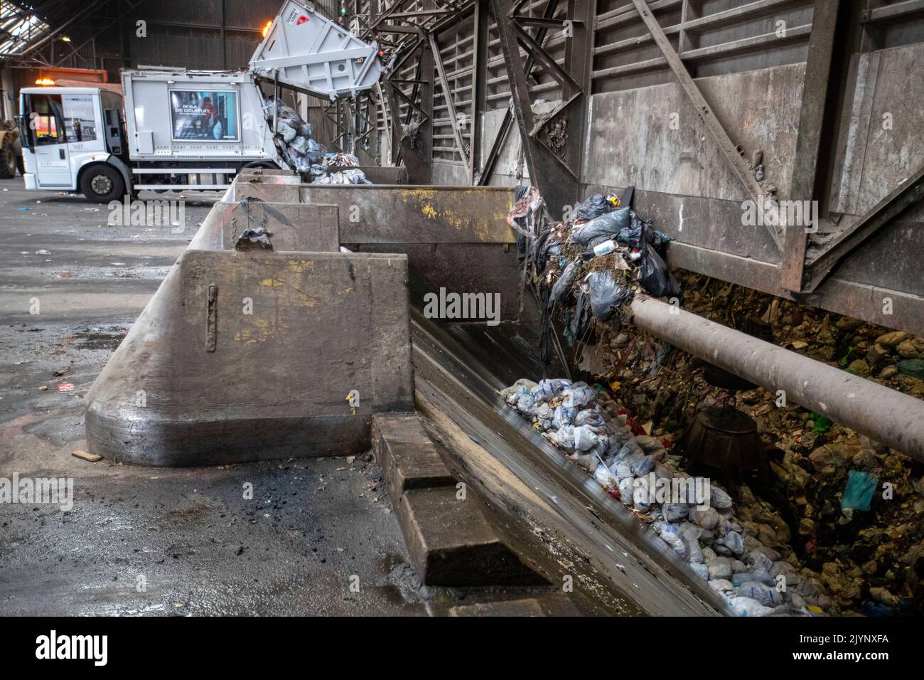 Illustration picture shows the incinerator of the Brussels Region, in ...