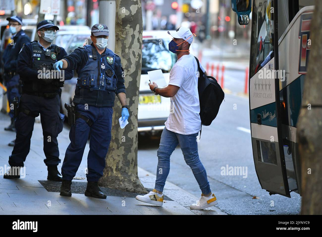 Australian cricketer Chris Lynn arrives for hotel quarantine at the ...