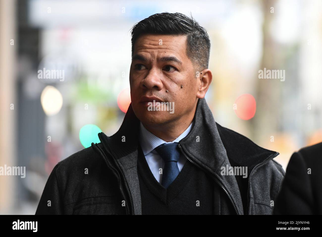 Simiona Tuteru arrives at the Melbourne Magistrates Court in Melbourne ...