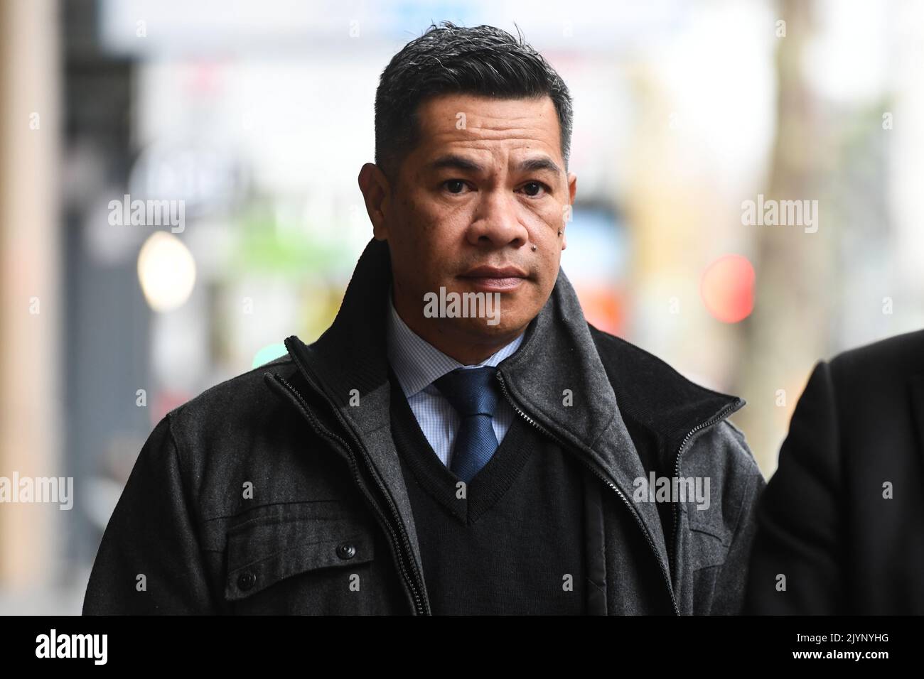 Simiona Tuteru arrives at the Melbourne Magistrates Court in Melbourne ...
