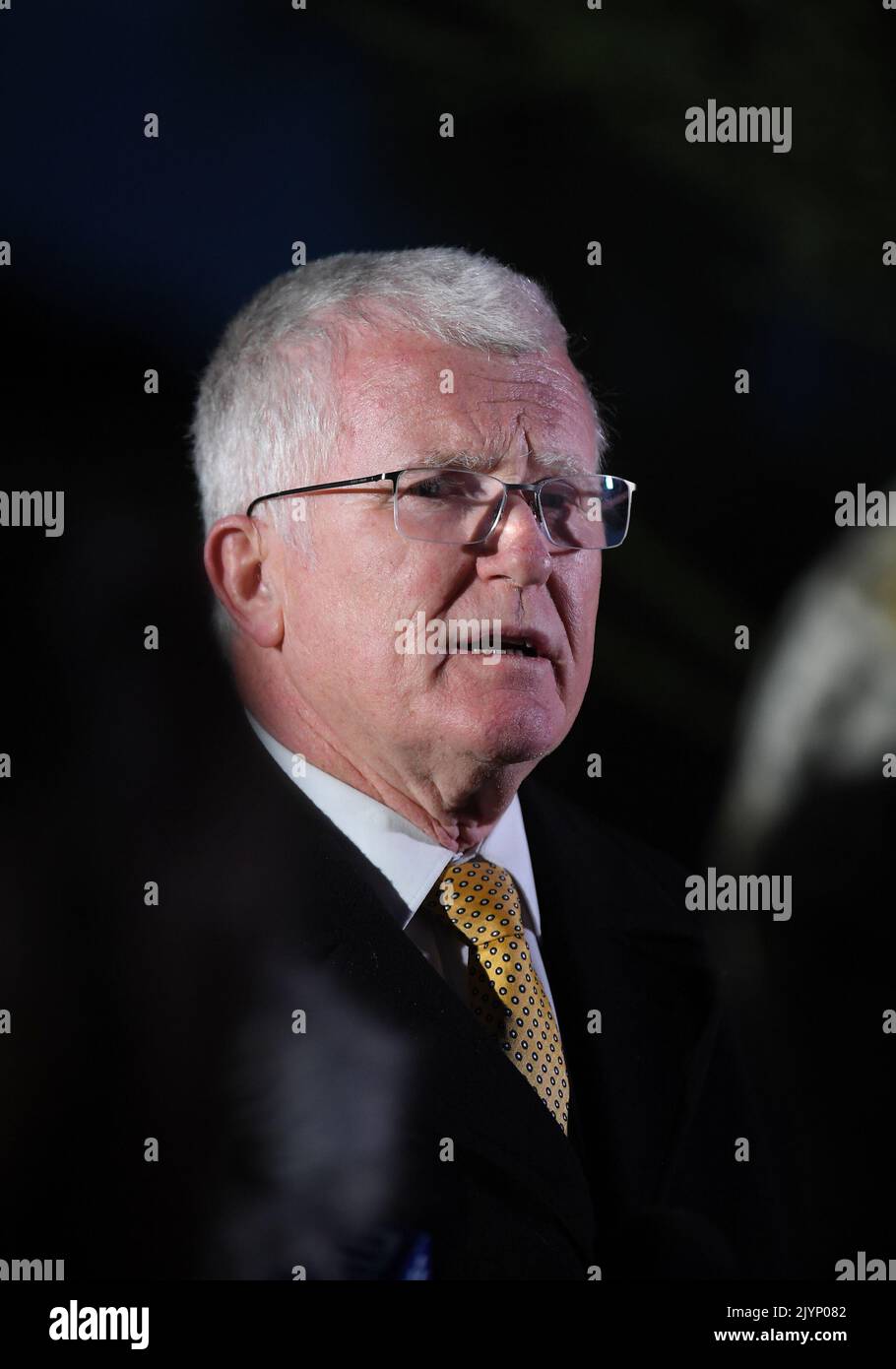 Head of Major Crime Detective Superintendent Des Bray speaks to media ...