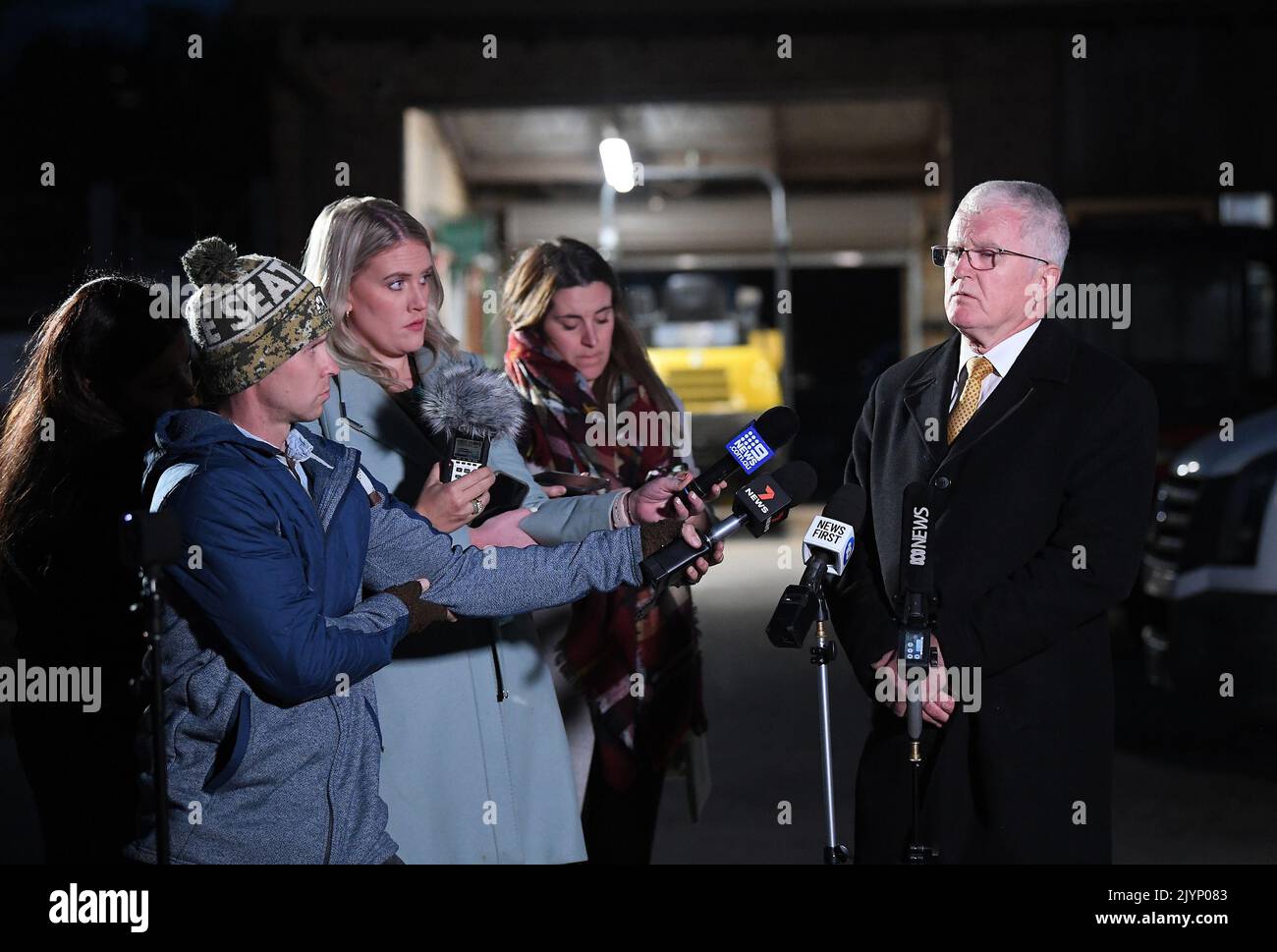 Head of Major Crime Detective Superintendent Des Bray speaks to media ...