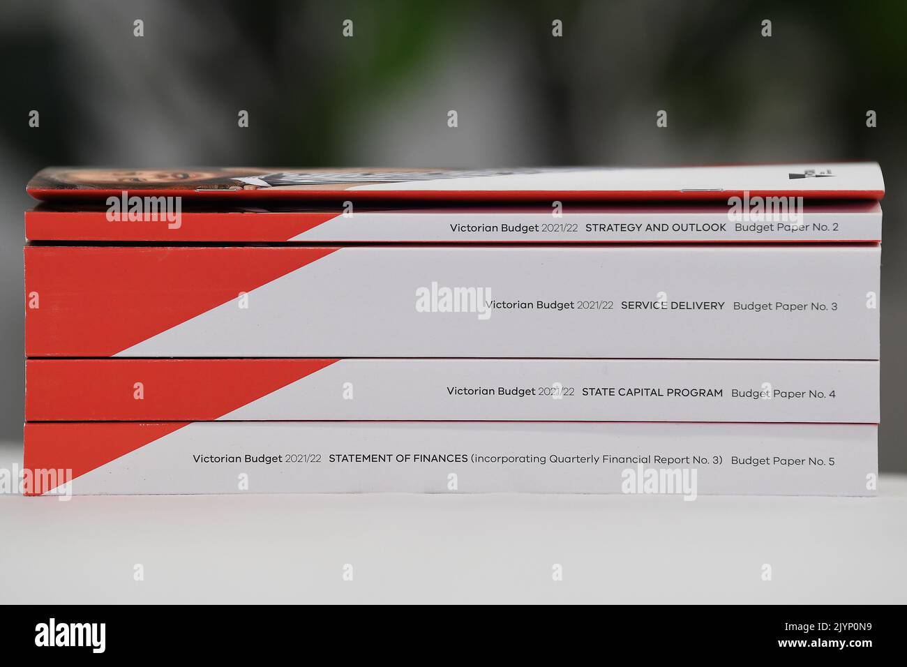 Generic image of the Victorian Budget papers during the 2021/22 ...