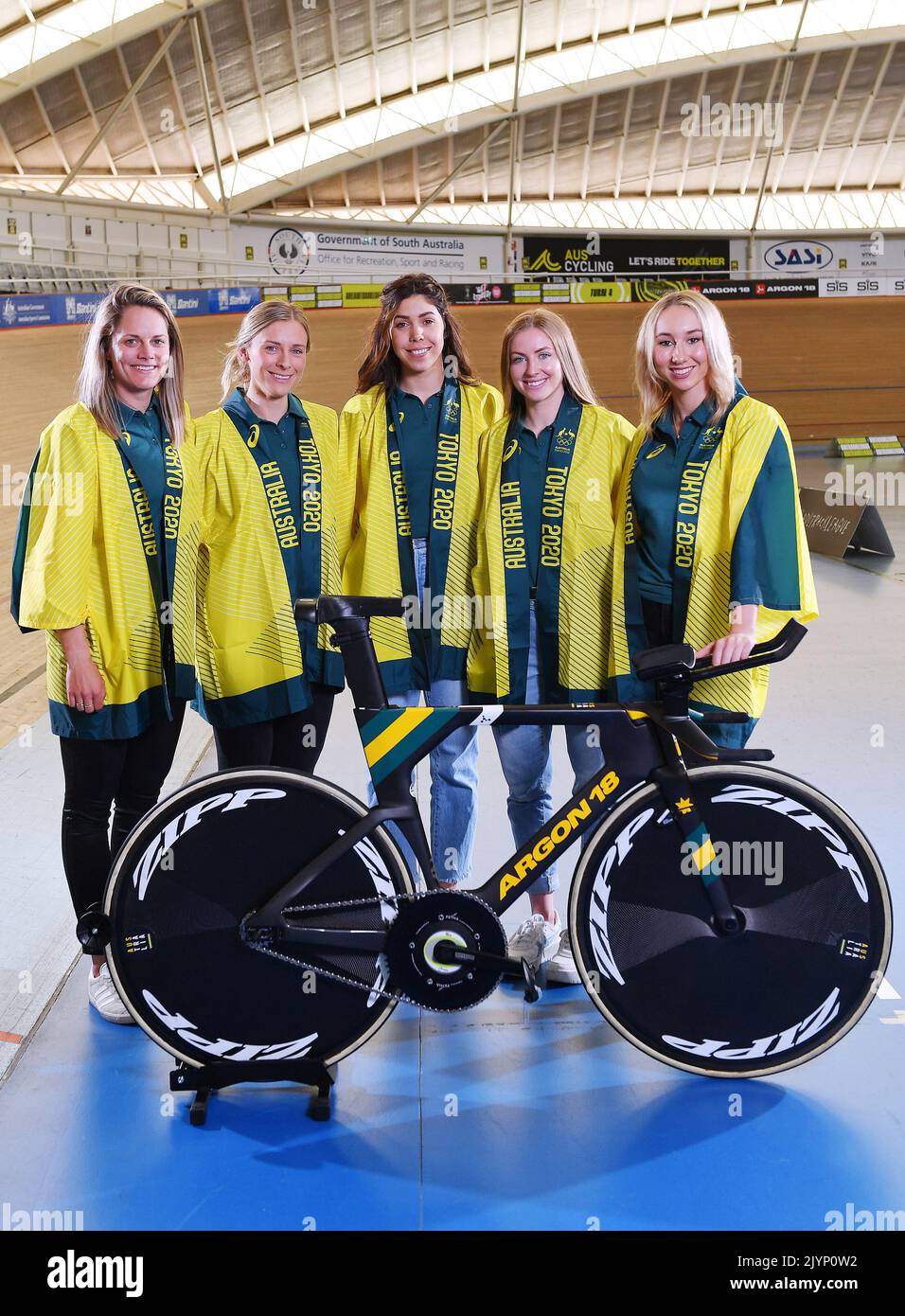 Womens Endurance Track cycling team members (L-R) Ash Ankudinoff ...
