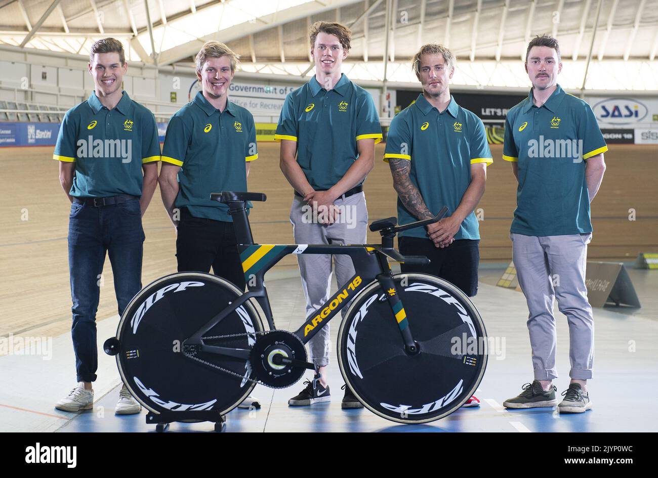 Men's Endurance Track team members (L-R) Lucas Plapp, Alex Porter ...
