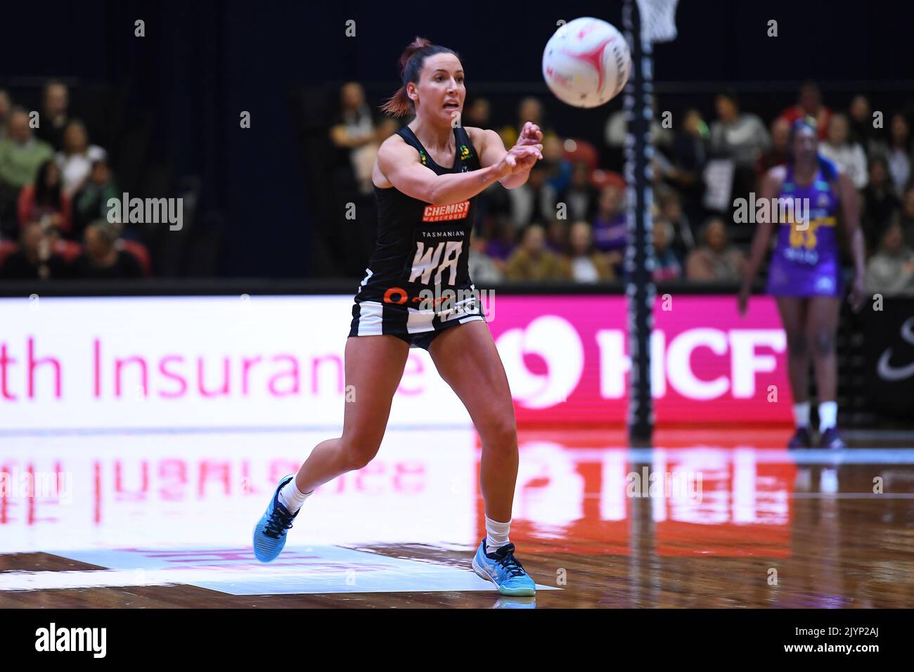 Shimona Nelson of the Magpies in action during the Round 4 Super ...