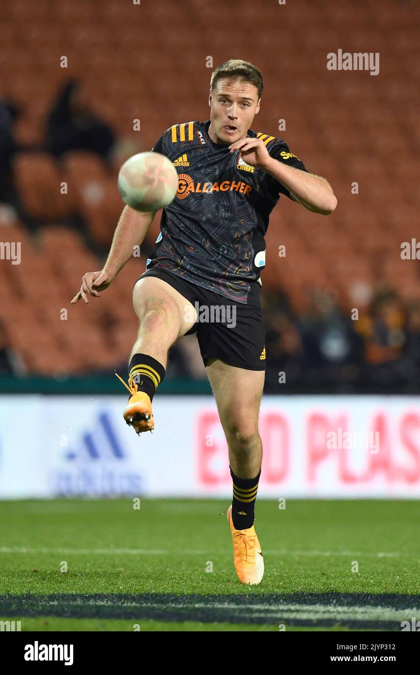 Kaleb Trask during the Round 2 Trans-Tasman Super Rugby match between ...