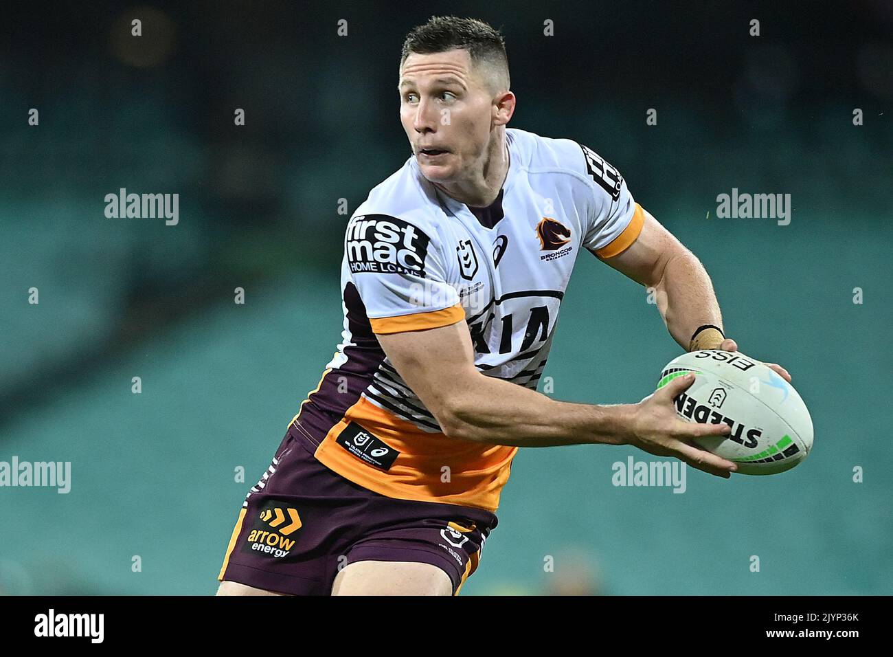 Tyson Gamble of the Broncos during the Round 11 NRL match between the ...