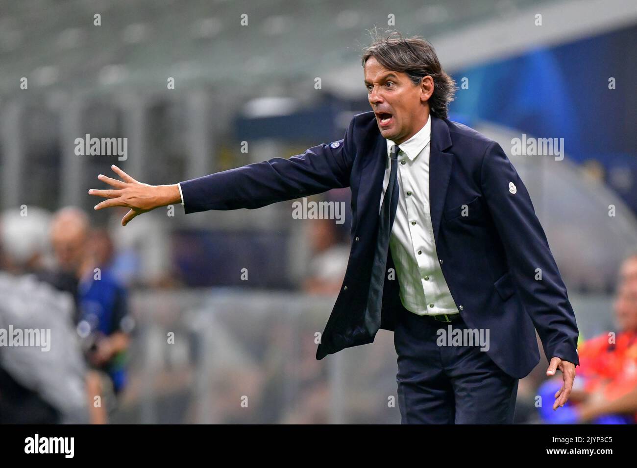 Milano, Italy. 07th Sep, 2022. Head coach Simone Inzaghi of Inter Milan ...