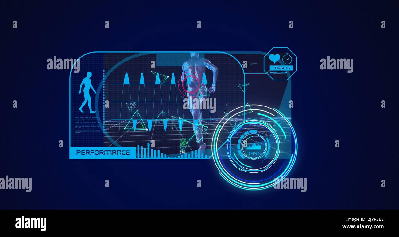 Image of scopes scanning and medical data processing over digital screen Stock Photo - Alamy