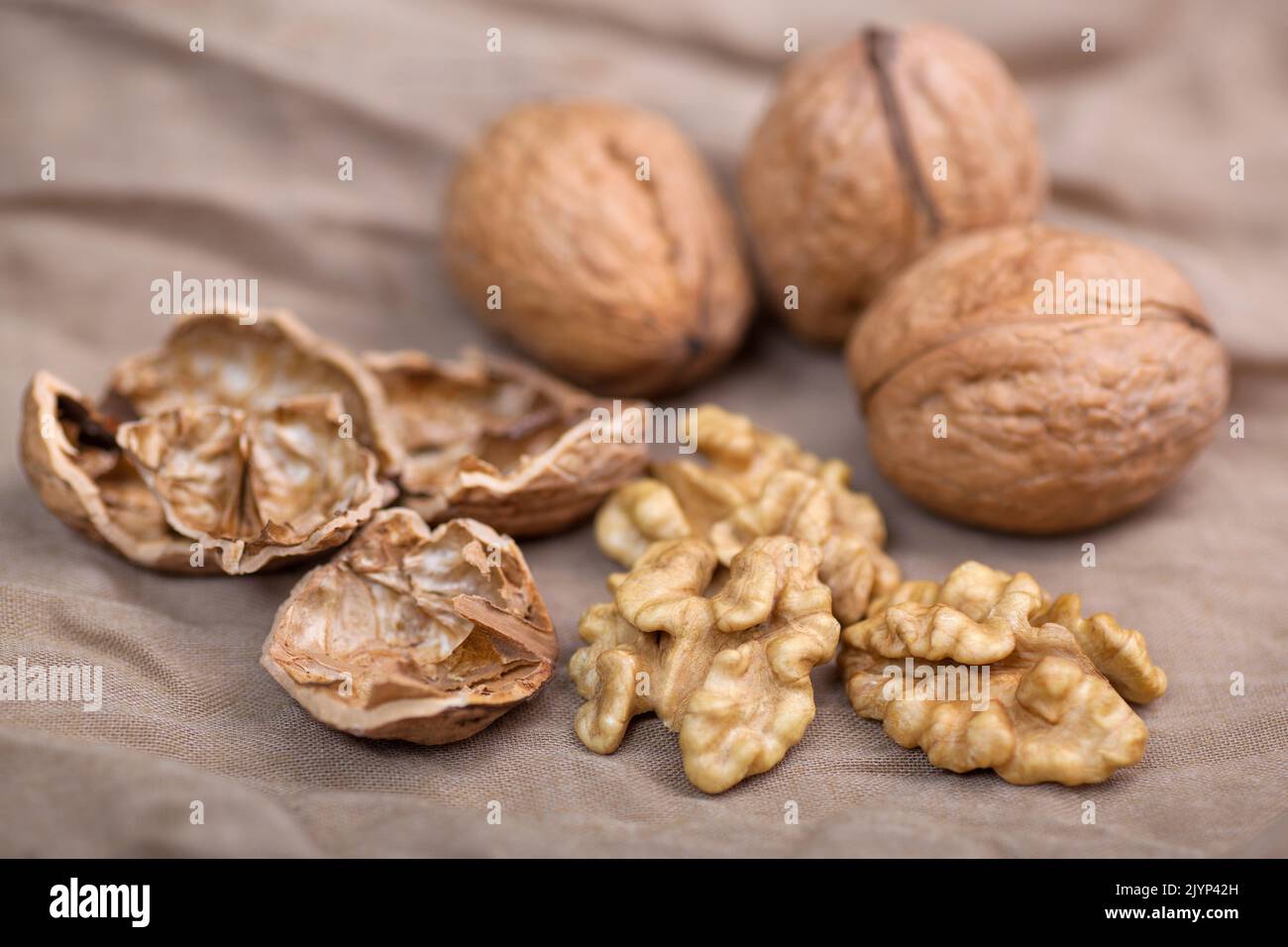 walnuts peeled from the shell Stock Photo - Alamy