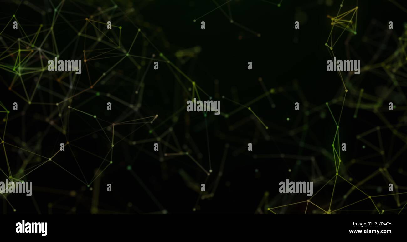 Image of digital data processing over black background Stock Photo - Alamy