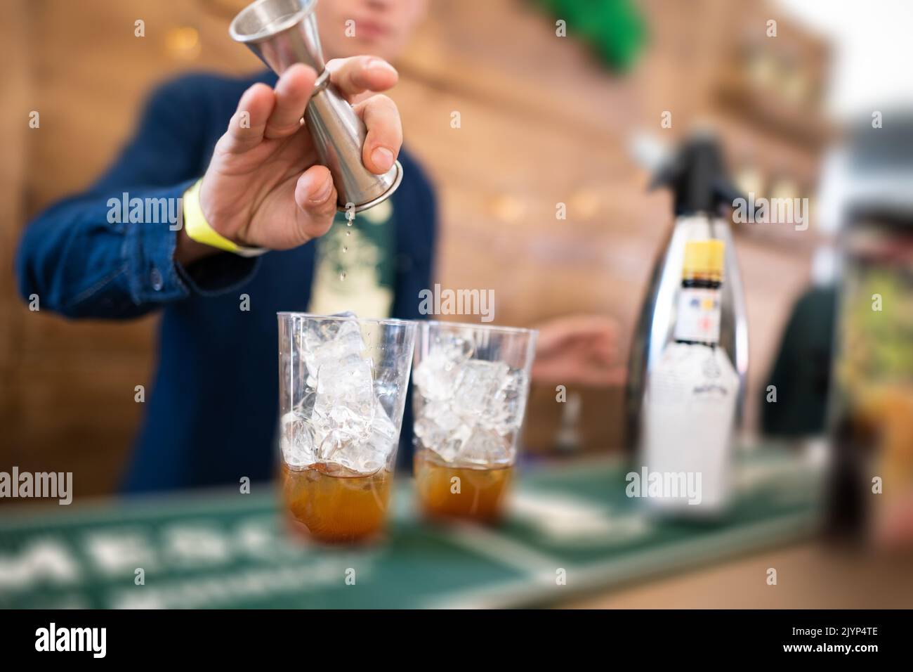 Bartender makes hi-res stock photography and images - Alamy