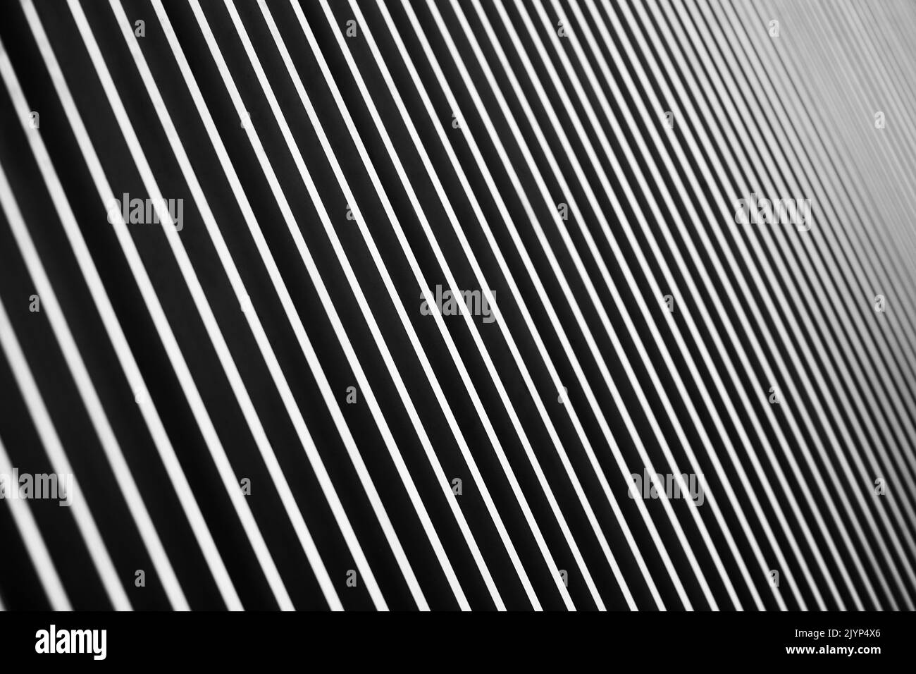 The perspective of parallel black and white lines Stock Photo - Alamy