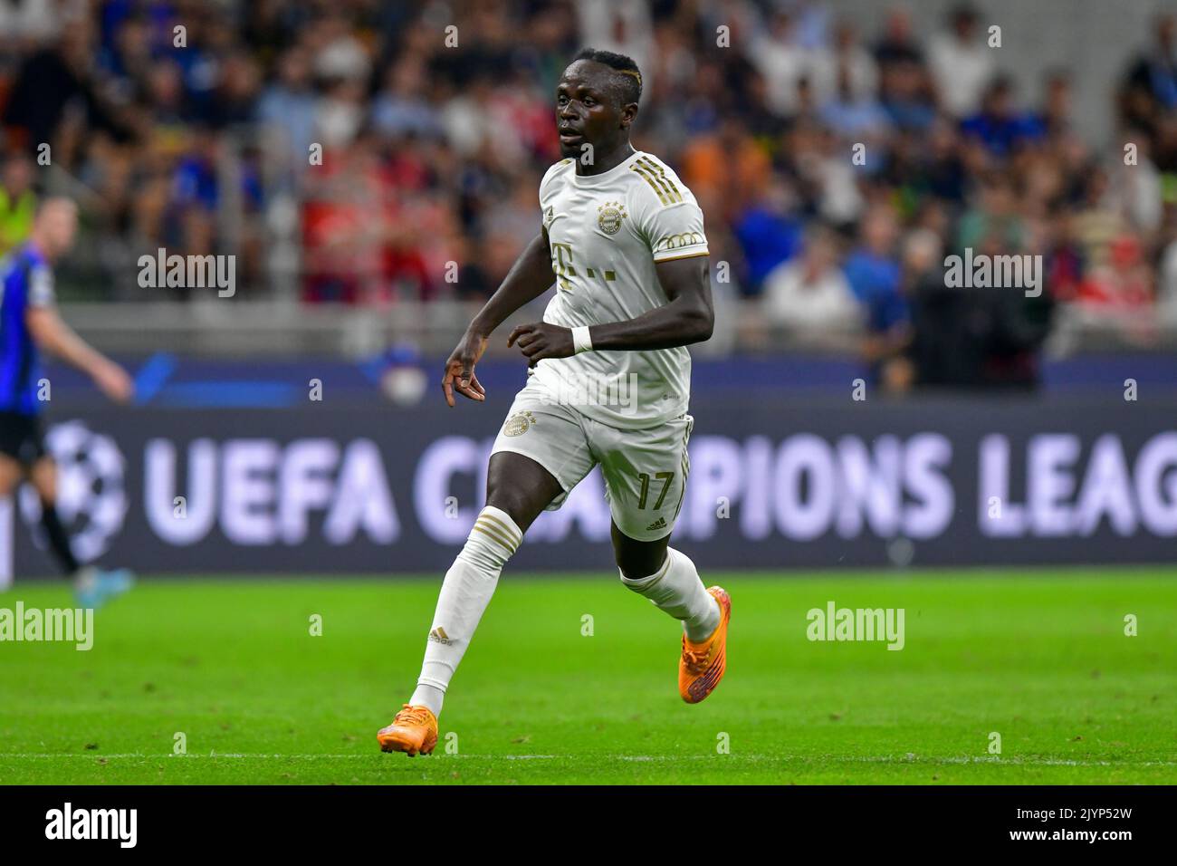 Milano, Italy. 07th Sep, 2022. Sadio Mane (17) of Bayern Munich seen ...
