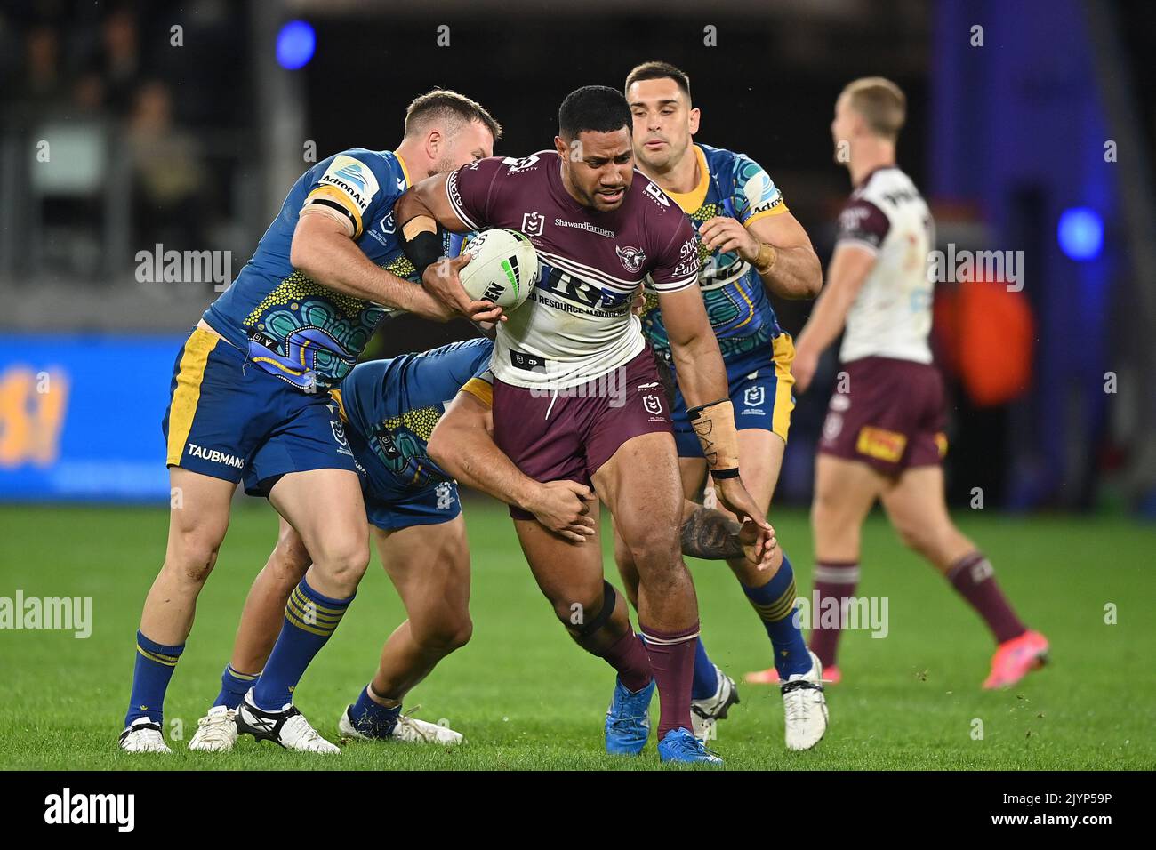 Taniela Paseka of the Sea Eagles during the Round 11 NRL match between ...