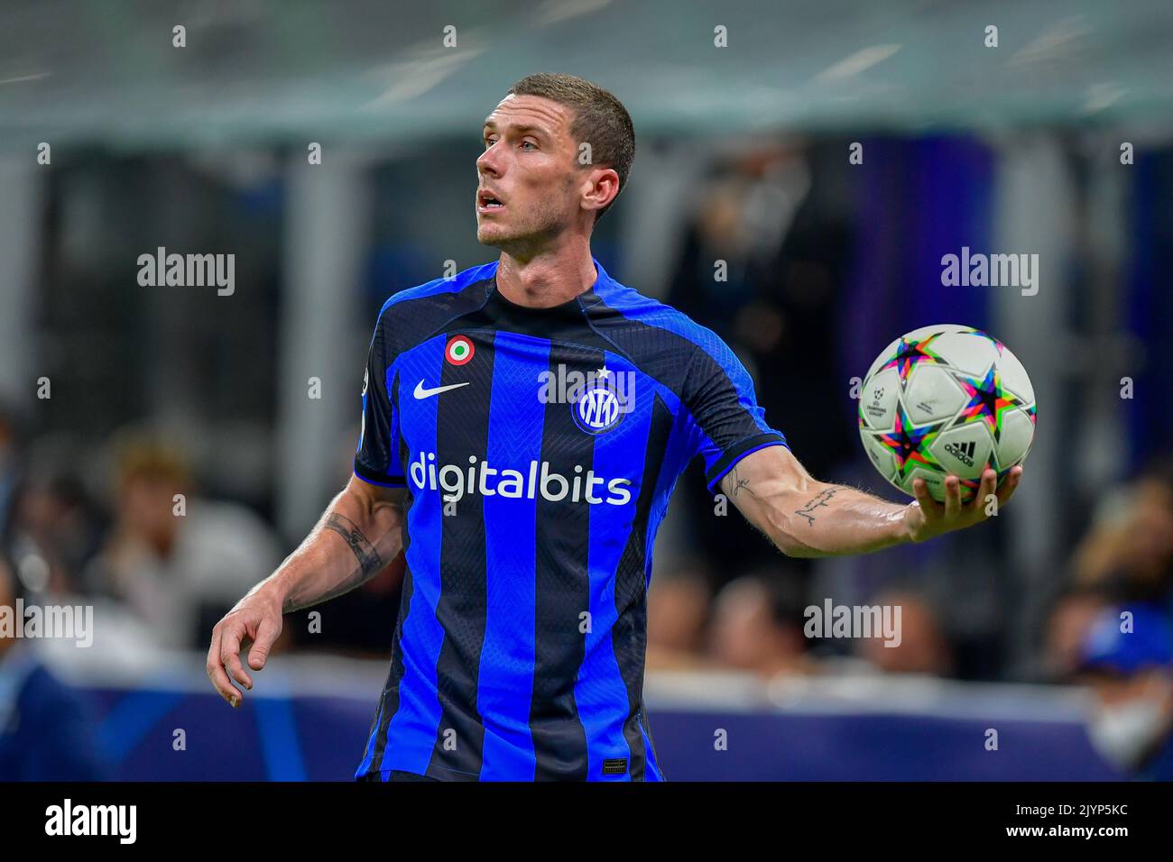 Milano, Italy. 07th Sep, 2022. Robin Gosens (8) of Inter seen during ...
