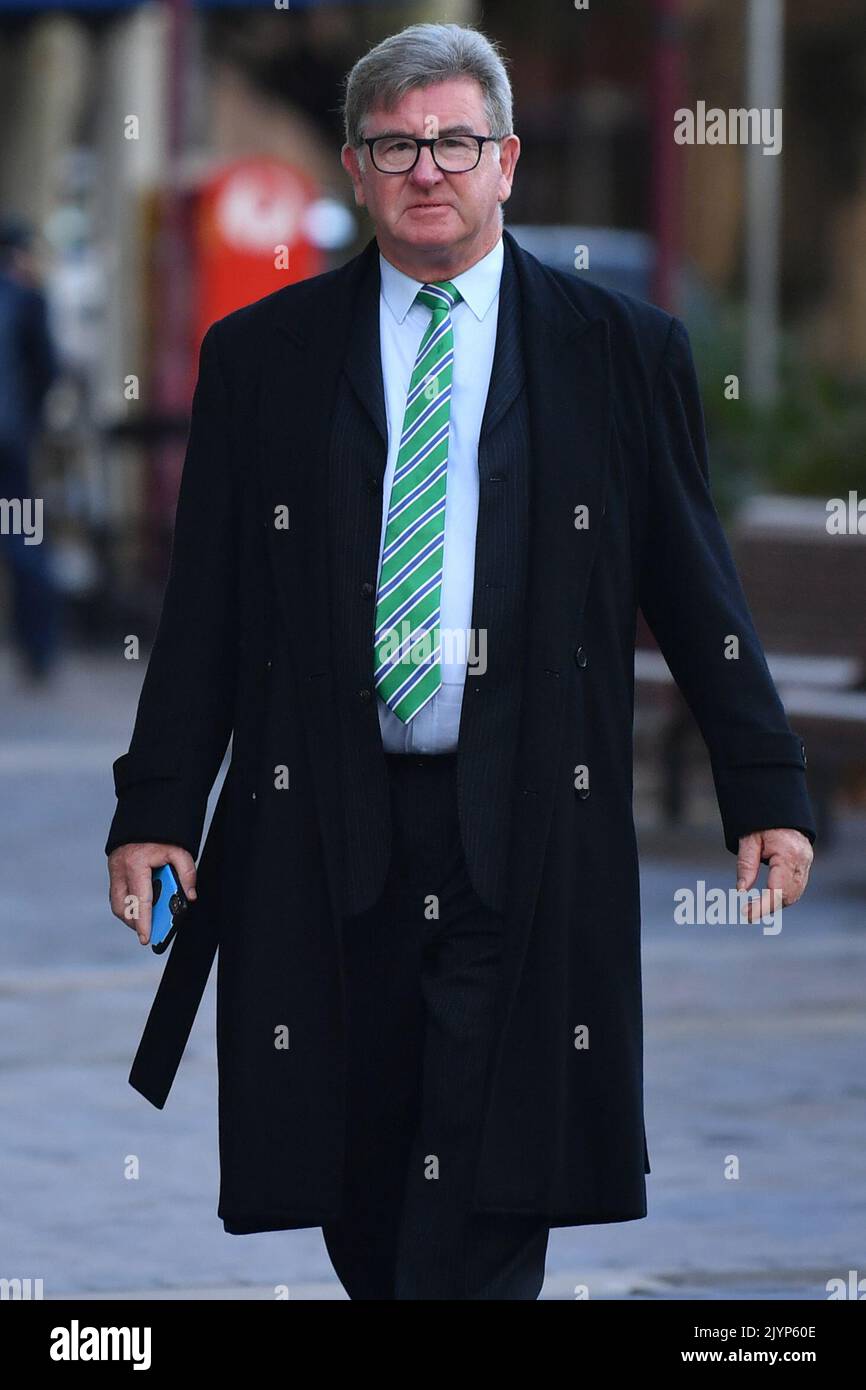 Stephen Barrett seen outside the Supreme Court in Sydney, Monday, May ...