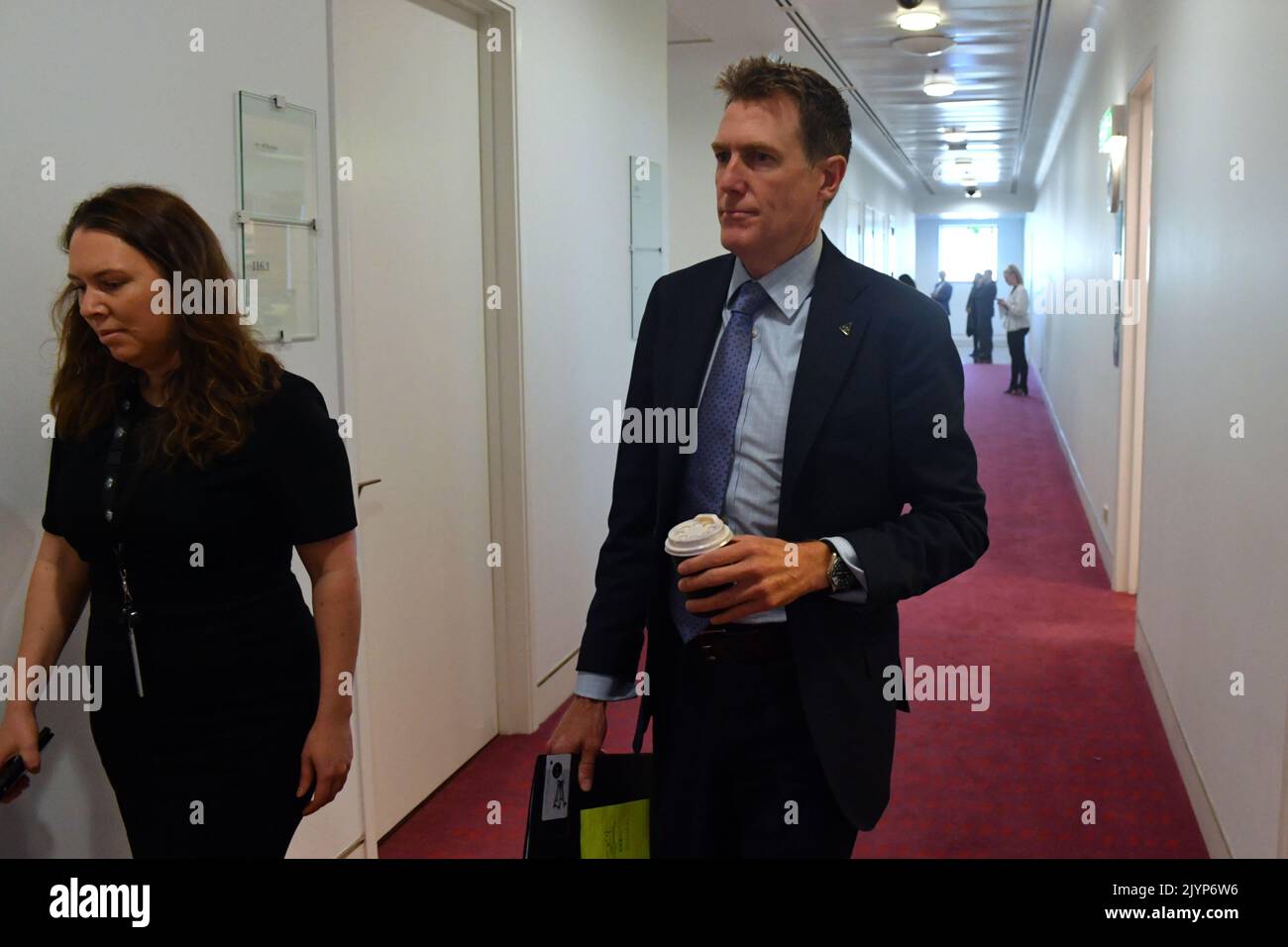 Minister for Industry Christian Porter arrives for a television ...