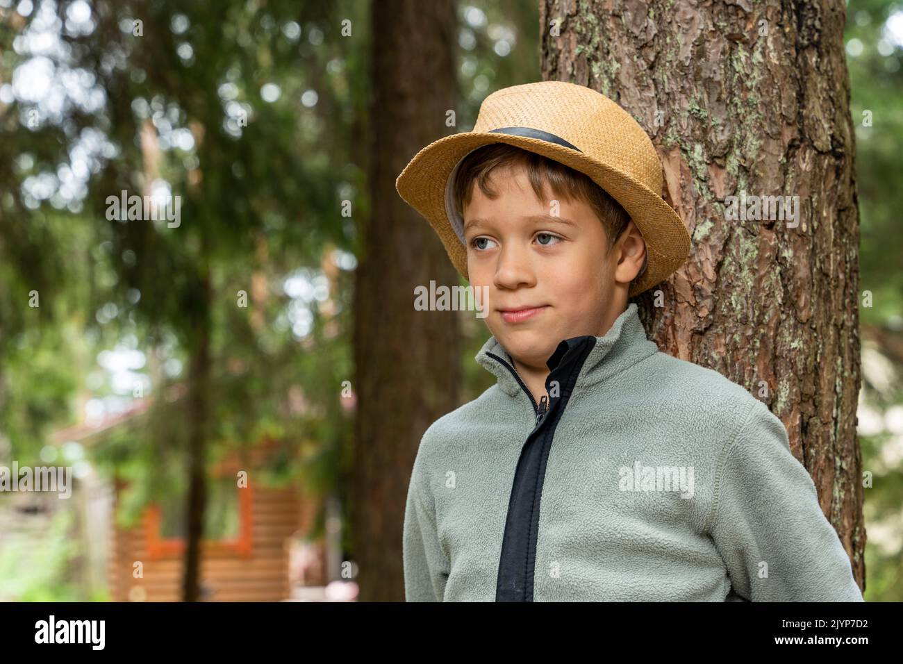 Pretty boy hugs tree hi-res stock photography and images - Alamy