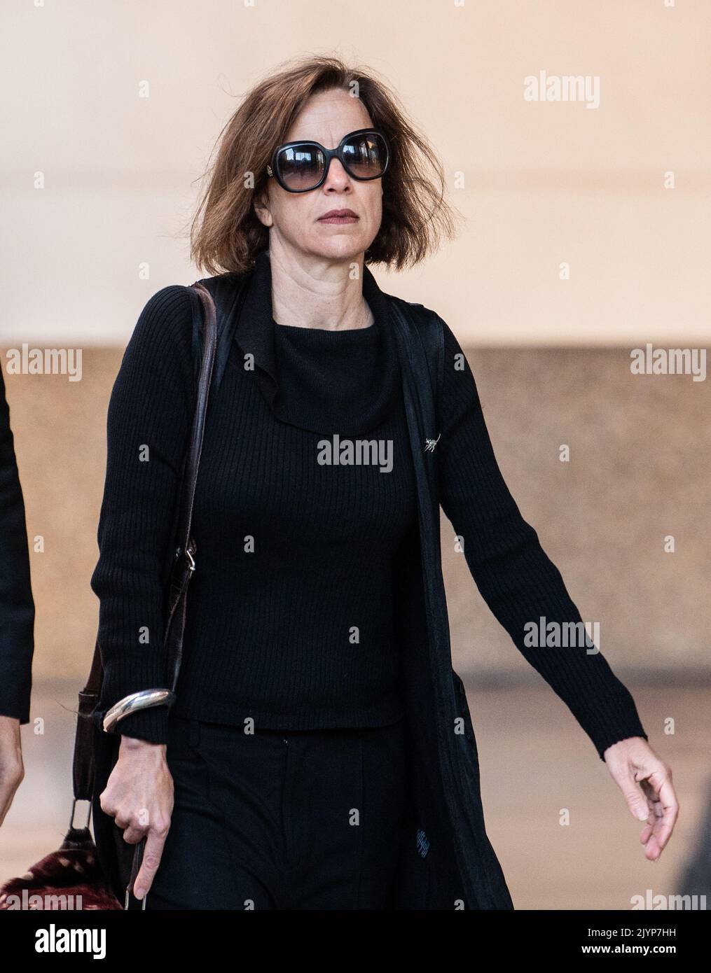 Jo Dyer arriving at Federal Court of Australia, in Sydney, Thursday ...