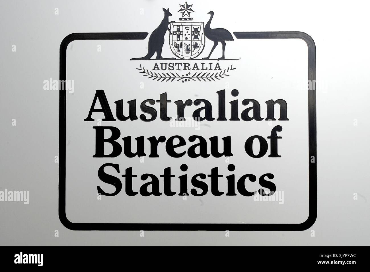 Australian Bureau of Statistics logo in Canberra, Tuesday, Aug. 25 ...