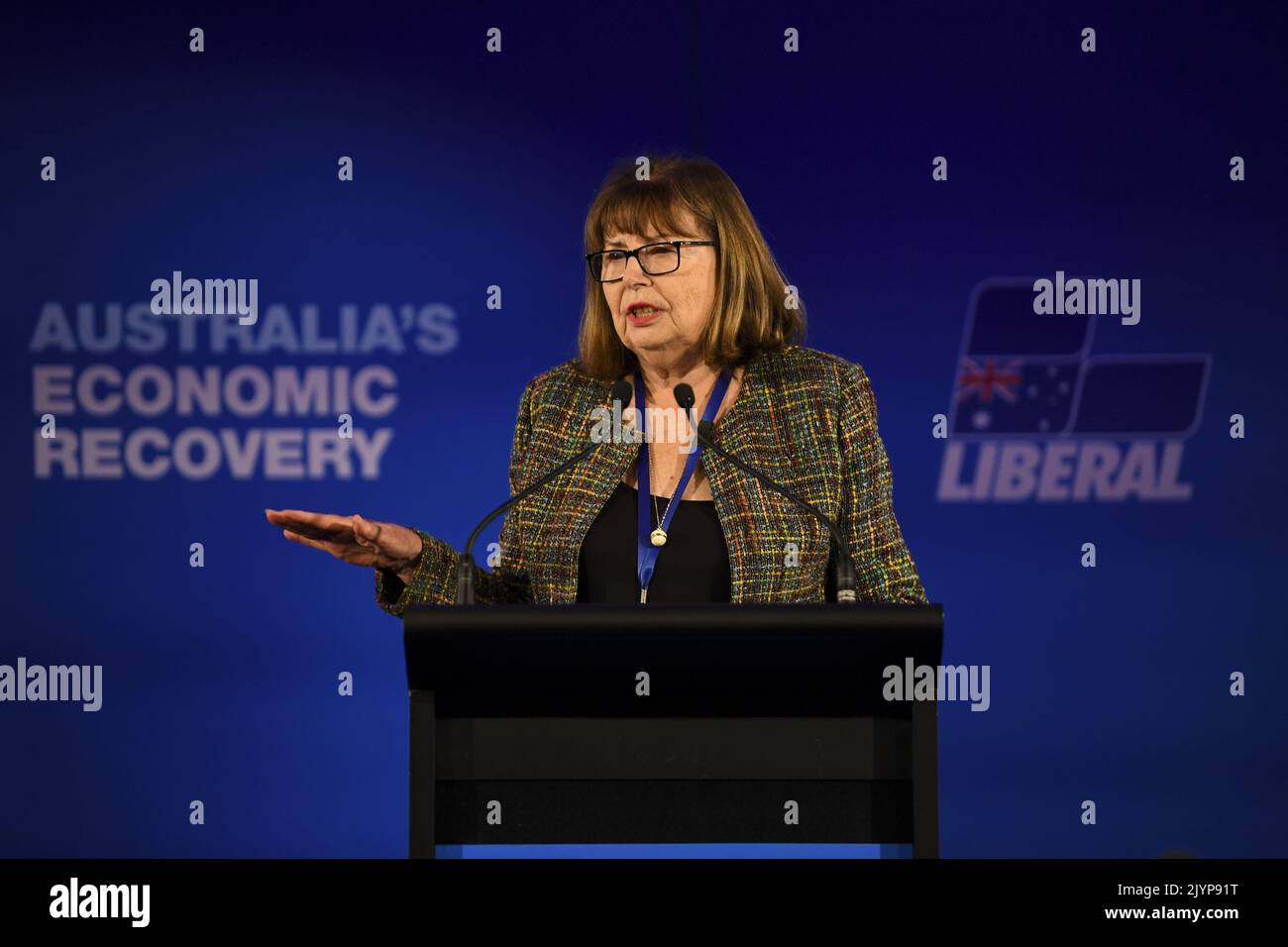 President at National Council of Women Australia Robyn Nolan speaks ...