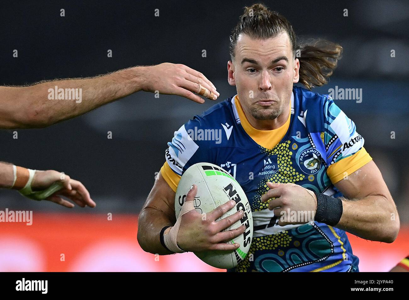 Clint Gutherson of the Eels during the Round 12 NRL match between the ...
