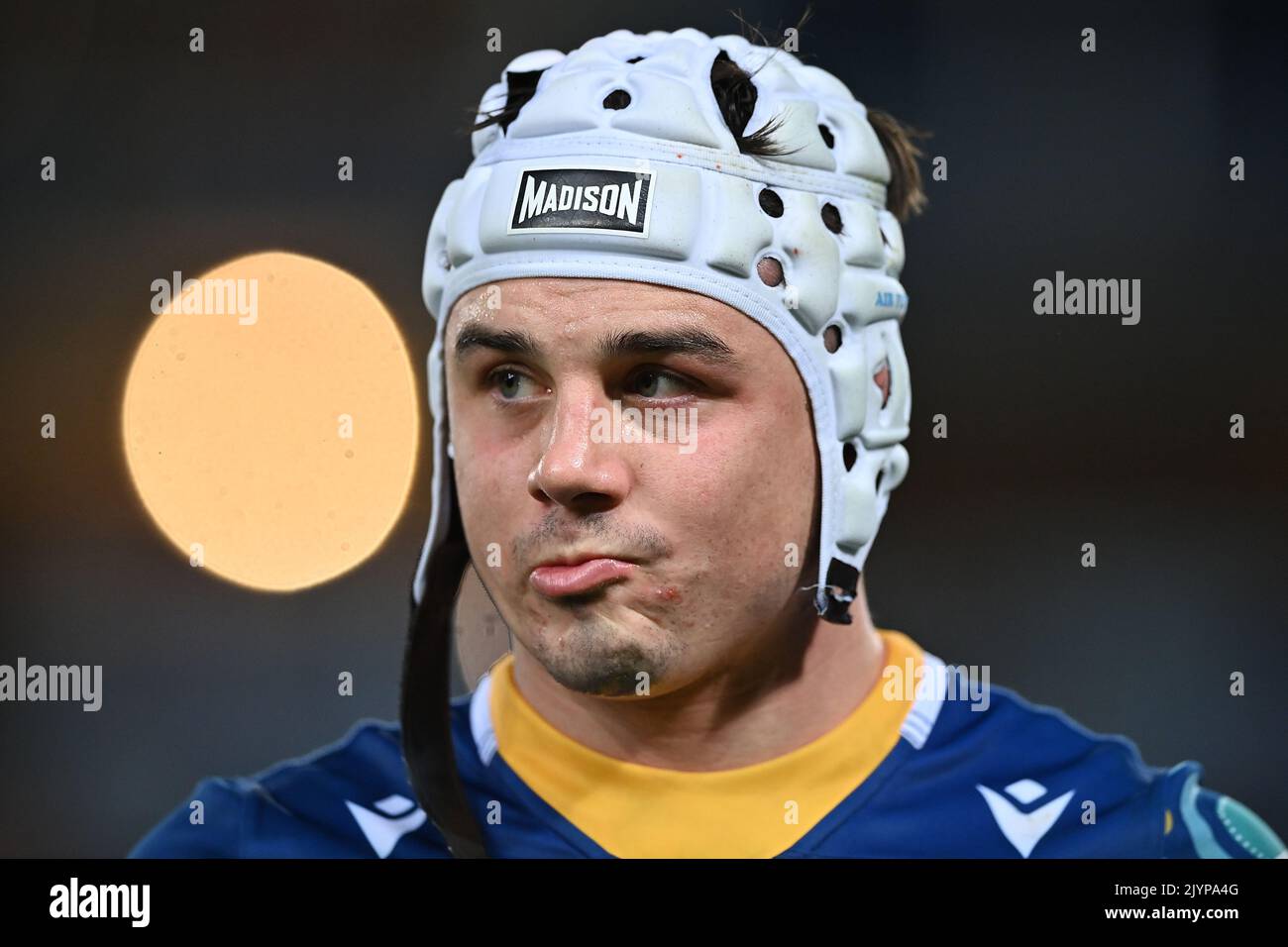 Reed Mahoney of the Eels reacts during the Round 12 NRL match between ...