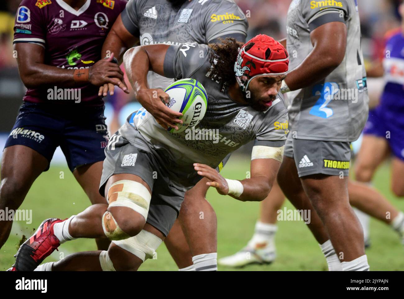 Chiefs Zane Kapeli during the Round 3 Trans-Tasman Super Rugby match ...