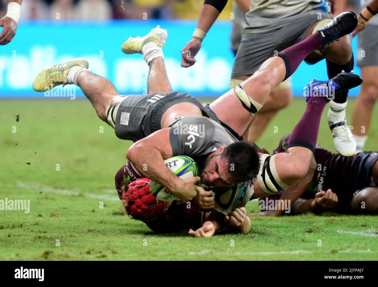 Chiefs Luke Jacobson during the Round 3 Trans-Tasman Super Rugby match ...
