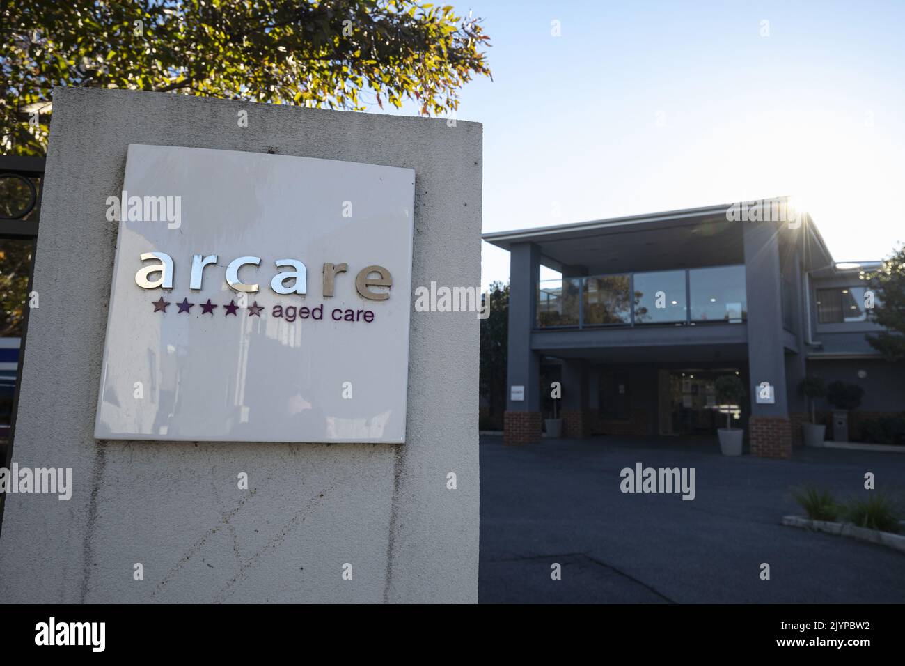 Signage for Arcare Aged Care facility in Maidstone is seen, in ...