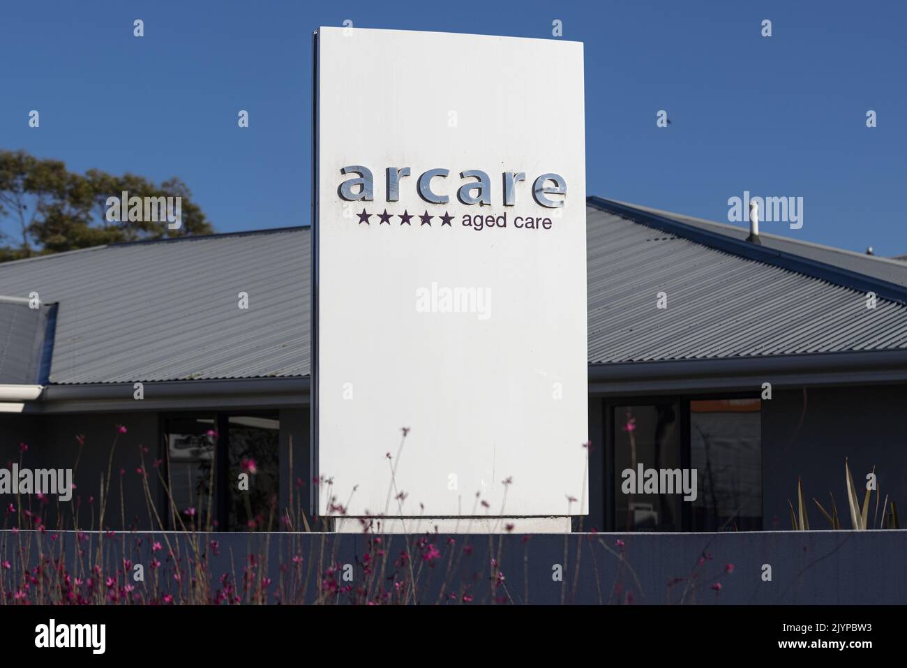 Signage for Arcare Aged Care facility in Maidstone is seen, in ...