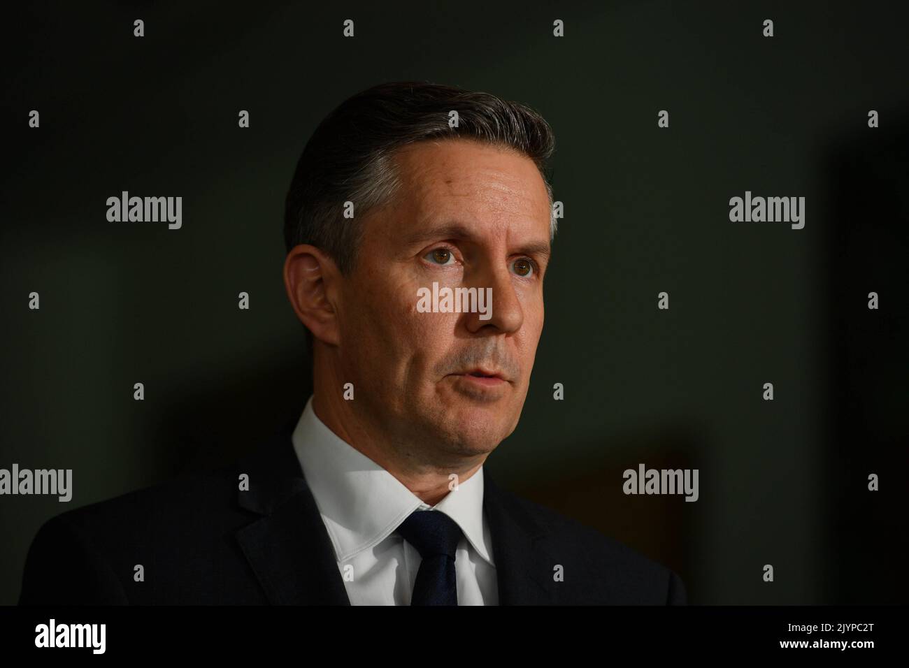 Shadow Minister for Health Mark Butler at a press conference at ...