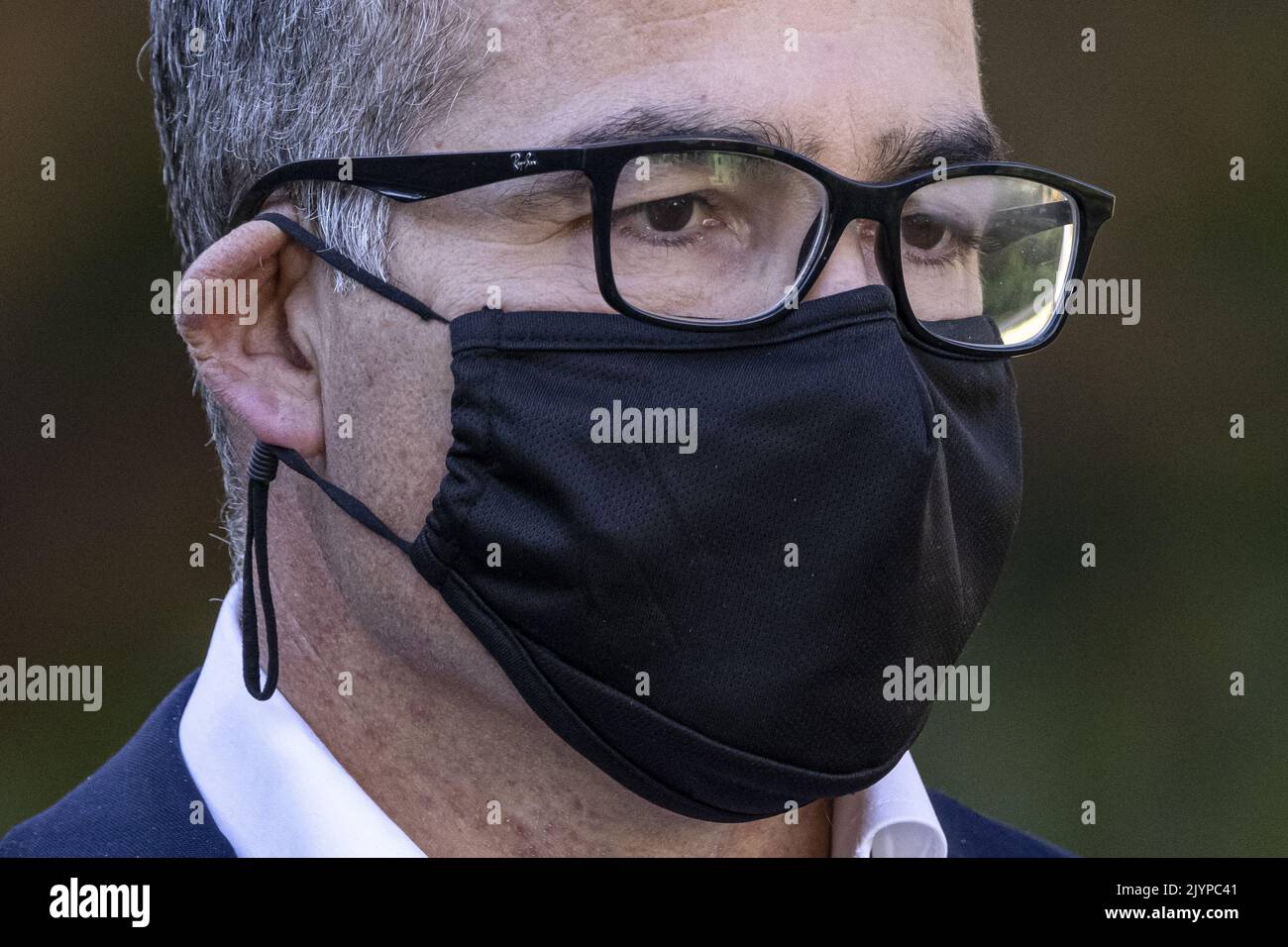 Acting Victorian Premier James Merlino, looks on during a press ...