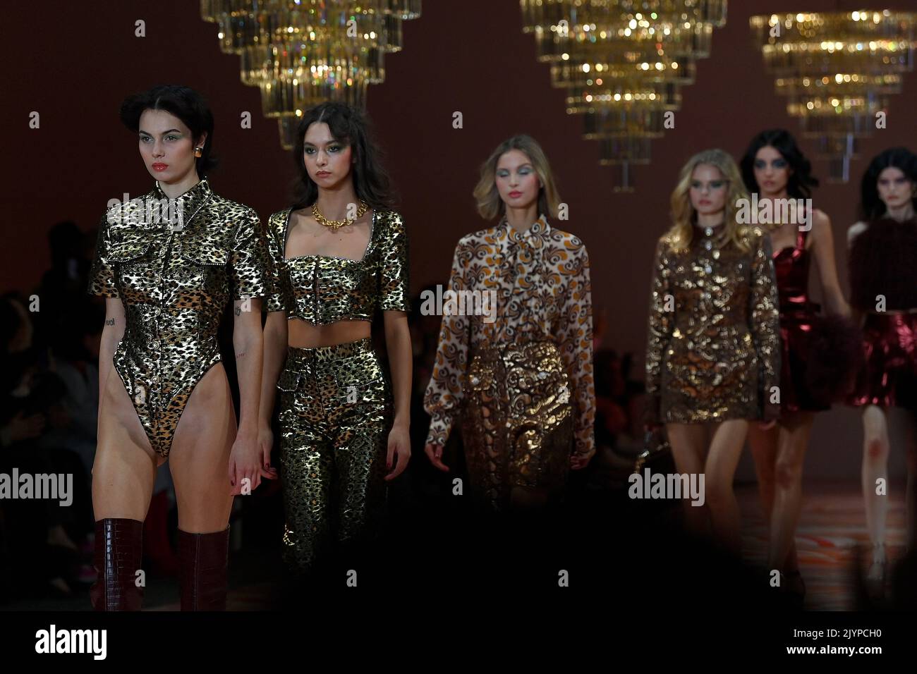 Models walk the runway during the Alice McCall show during Australian ...