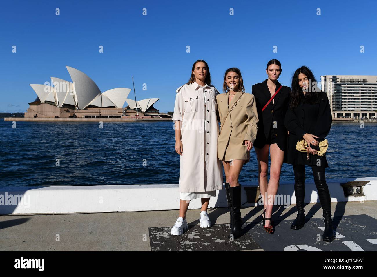 (L-R) Bree McCann, Bambi Northwood-Blyth, Montana Cox and Jessica Gomes ...