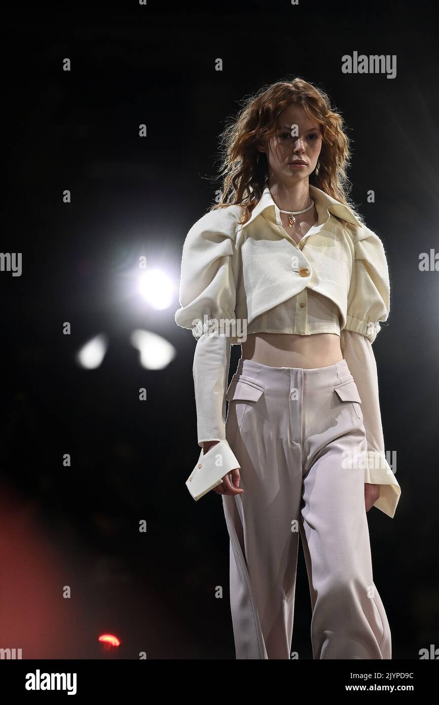 Models walk the runway during the Aaizel: Next Gen show at Australian ...